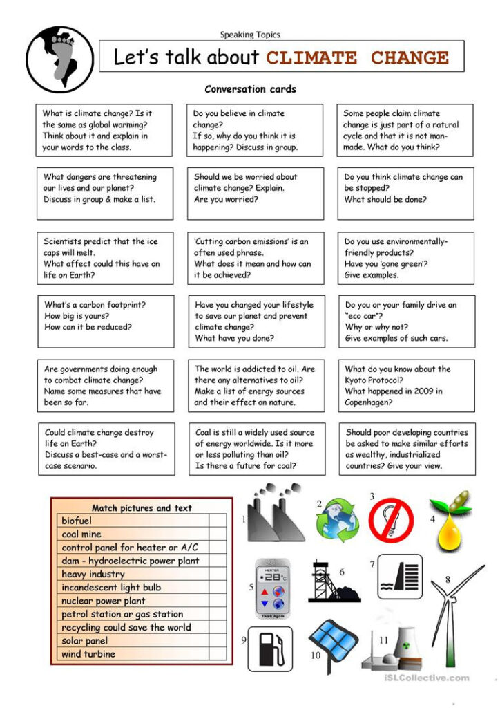 Climate Change Printable Worksheets-159 | Lyana Worksheets