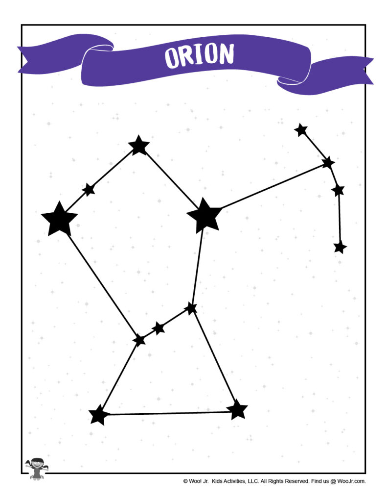 Constellations Printable Worksheets-159 | Lyana Worksheets