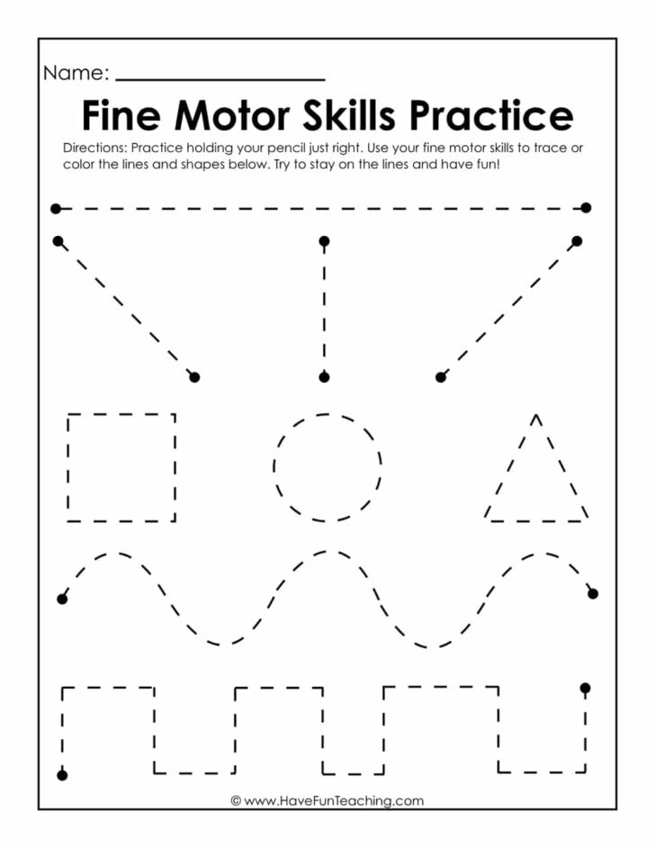 Fine Motor Skills Worksheets And Printables PDF-159 | Lyana Worksheets