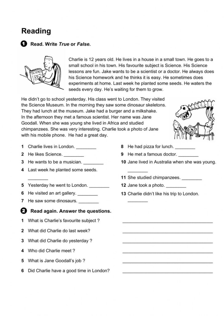 Free Printable 6th Grade Reading Worksheets-159 | Lyana Worksheets
