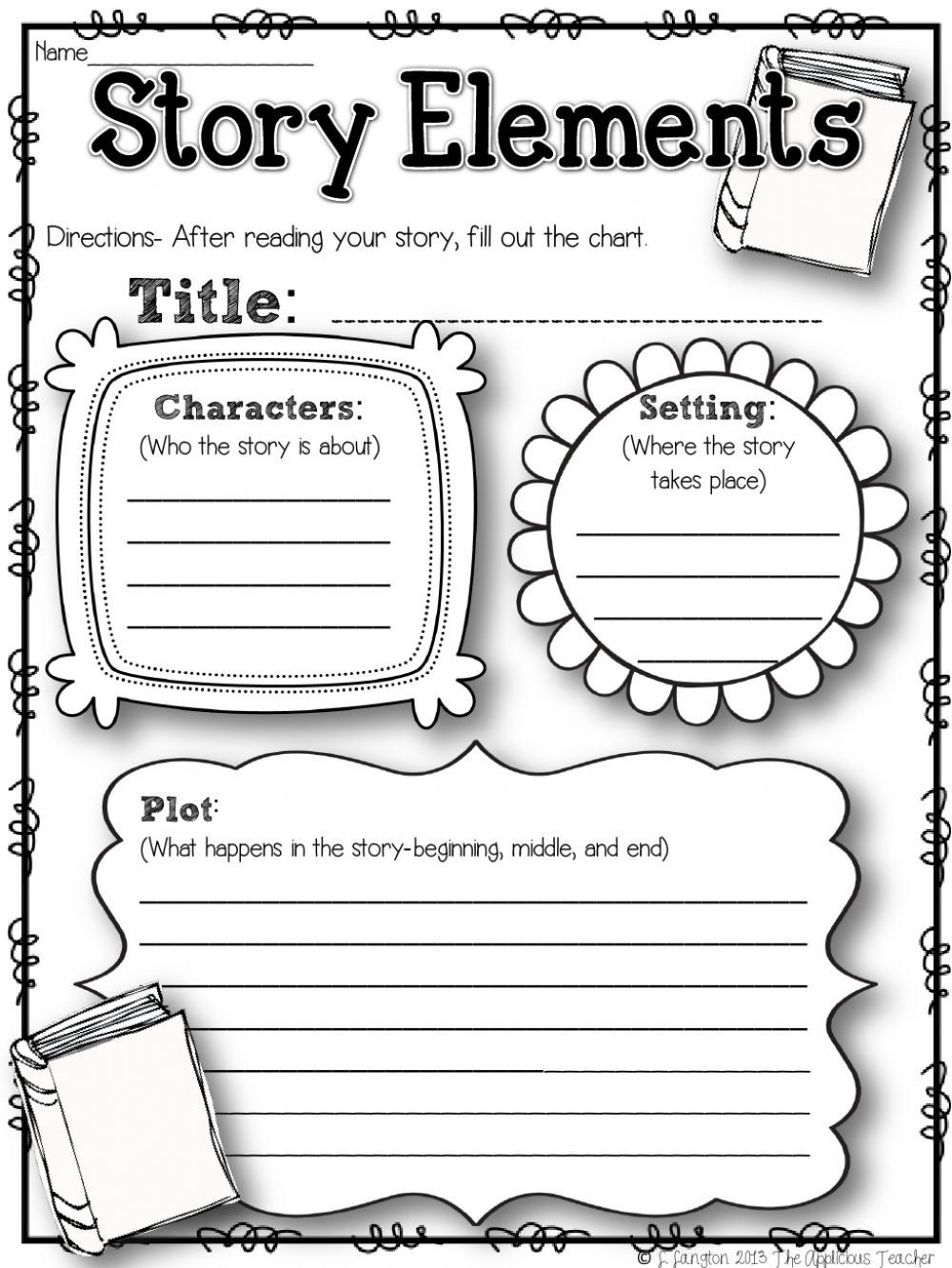 Free Printable Story Elements Worksheets Lyana Worksheets