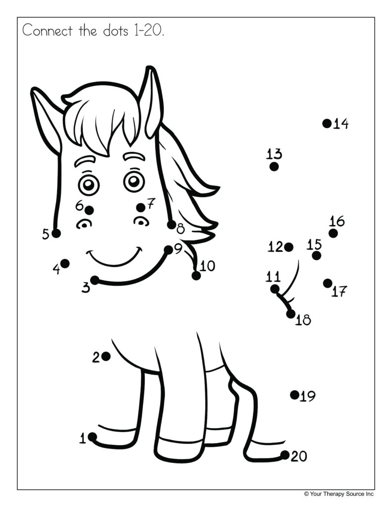 Join The Dots Printable Worksheets-159 | Lyana Worksheets
