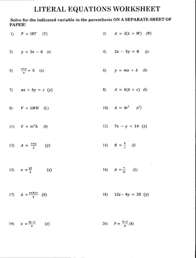 Printable College Math Worksheets-159 | Lyana Worksheets