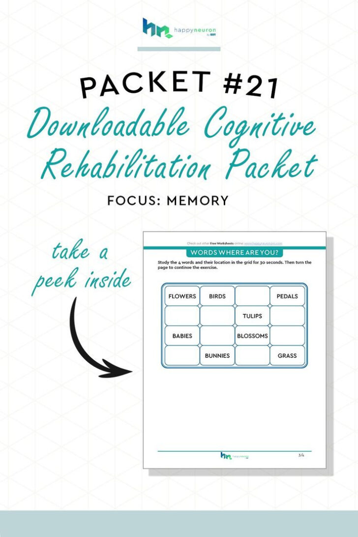 Printable Memory Worksheets For Adults Lyana Worksheets