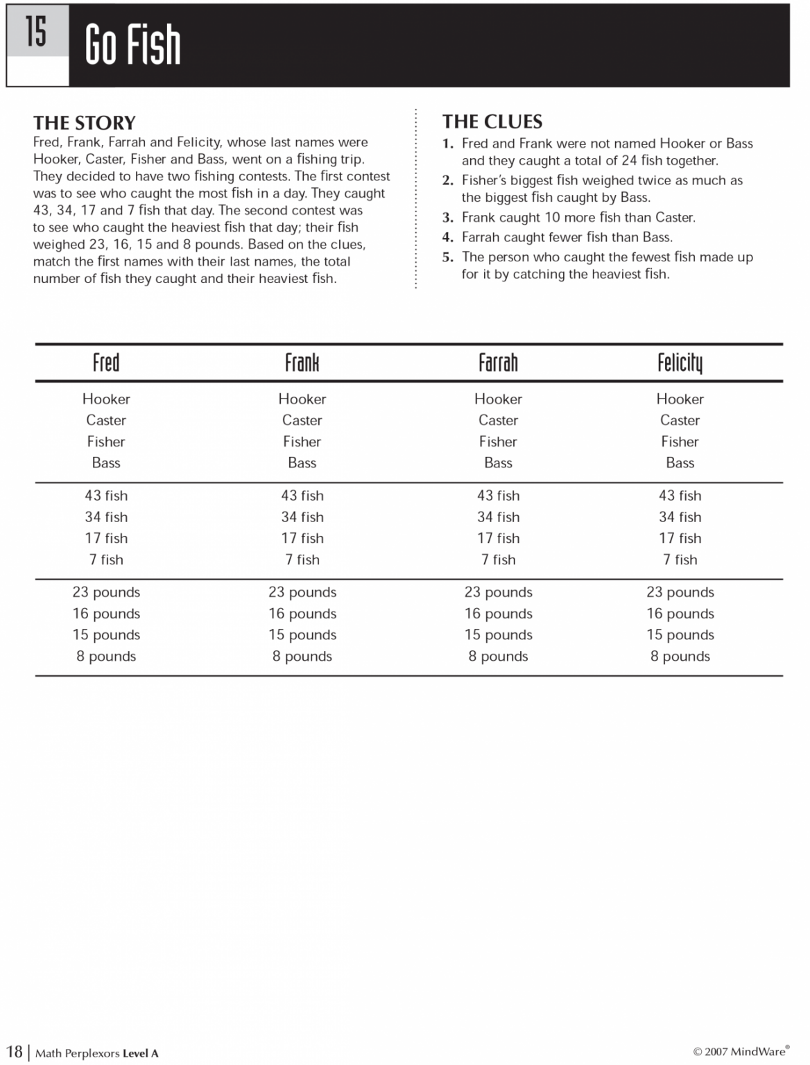 Printable Perplexors Worksheets-159 | Lyana Worksheets