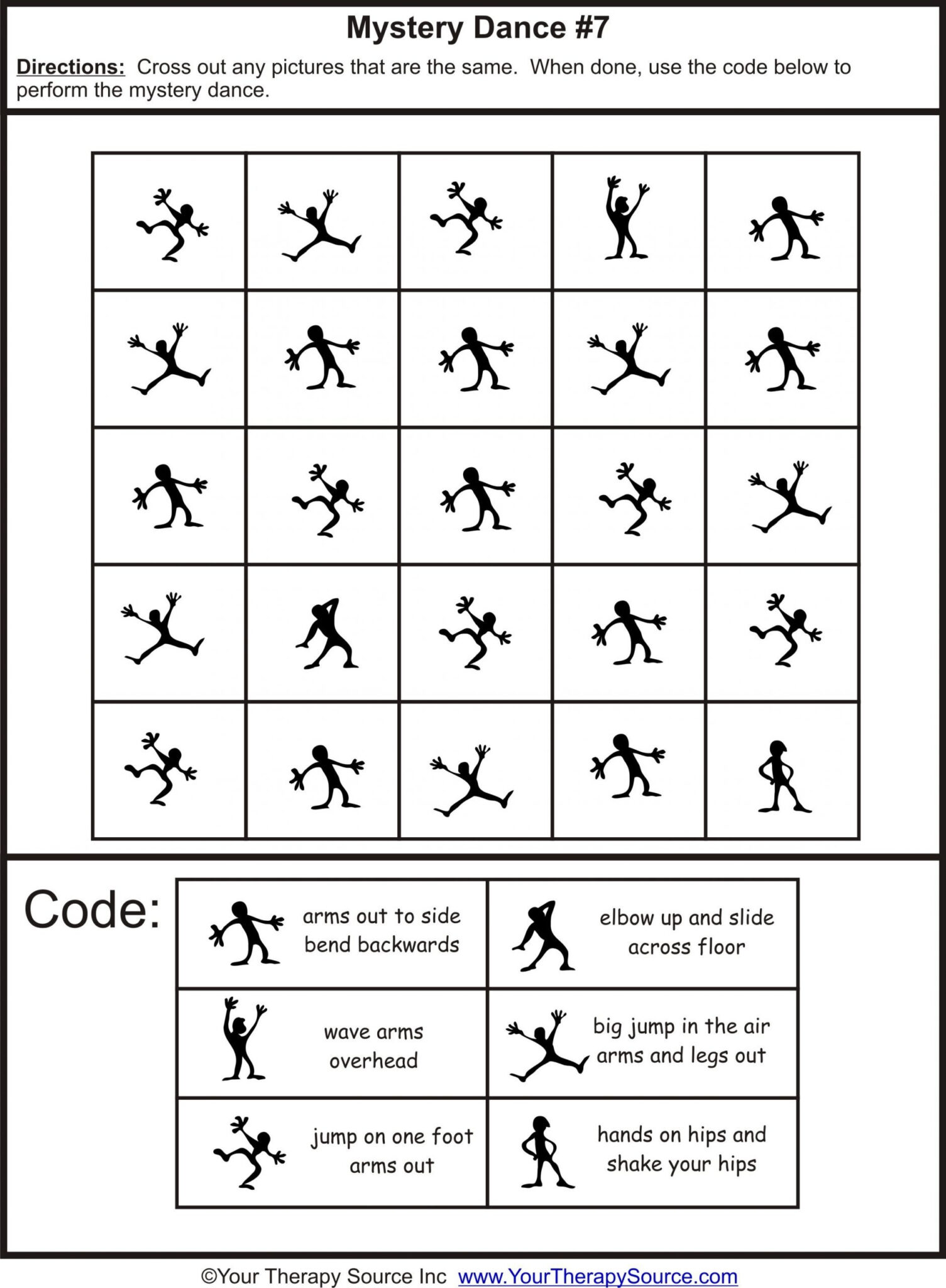 Printable Visual Scanning Worksheets For Adults-159 | Lyana Worksheets