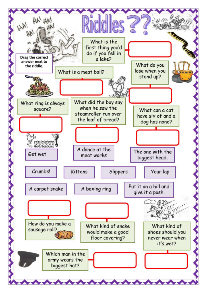 Riddles Worksheets Printable-159 | Lyana Worksheets