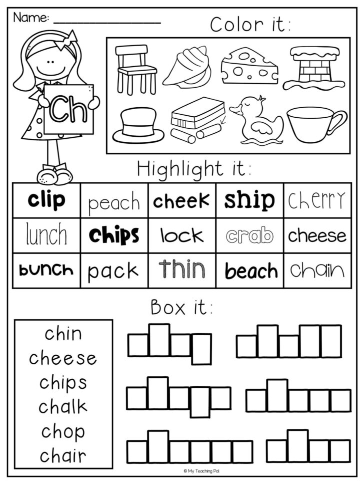 Sh Worksheets Free Printable-159 | Lyana Worksheets