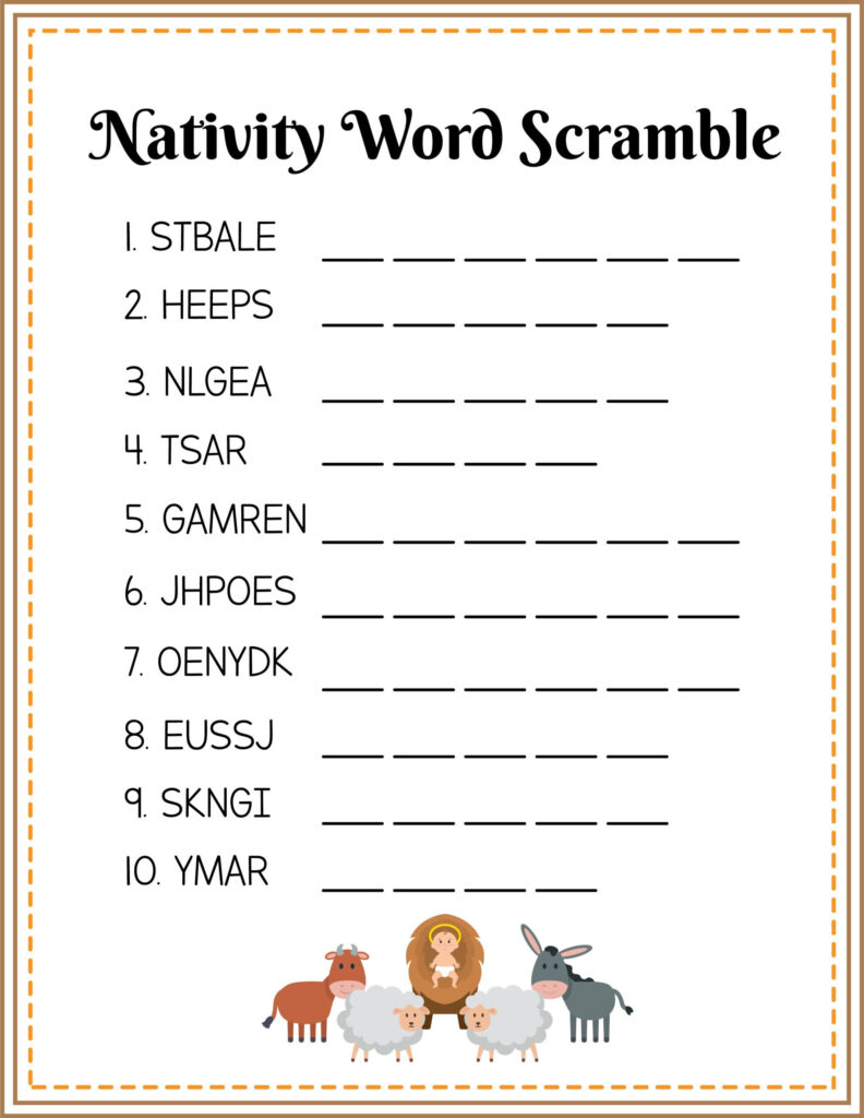 Christian Christmas Worksheets Printable Free | Lyana Worksheets