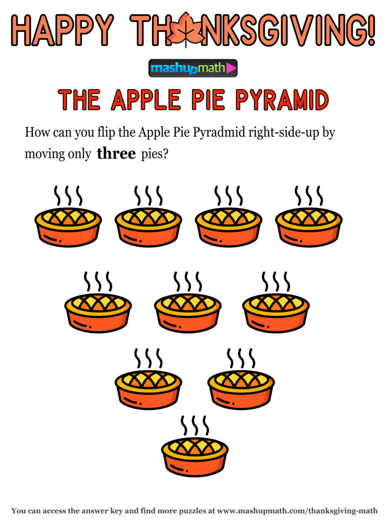 Thanksgiving Riddles Math Worksheet Answers | Lyana Worksheets