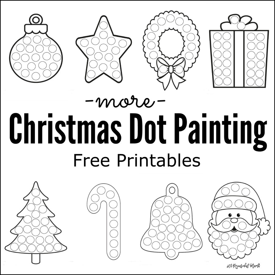 Dot Dot Christmas Worksheets | Lyana Worksheets