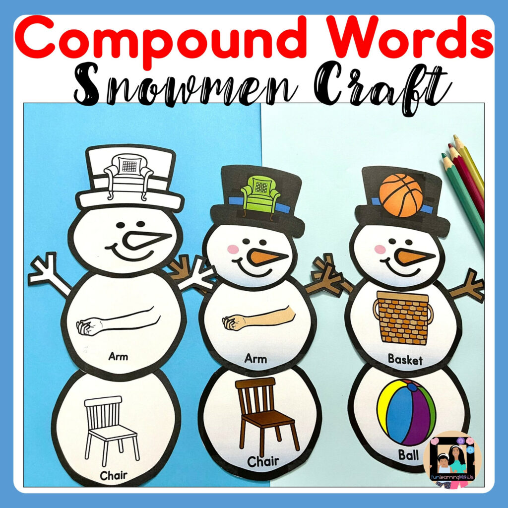 Christmas Compound Words Worksheets | Lyana Worksheets